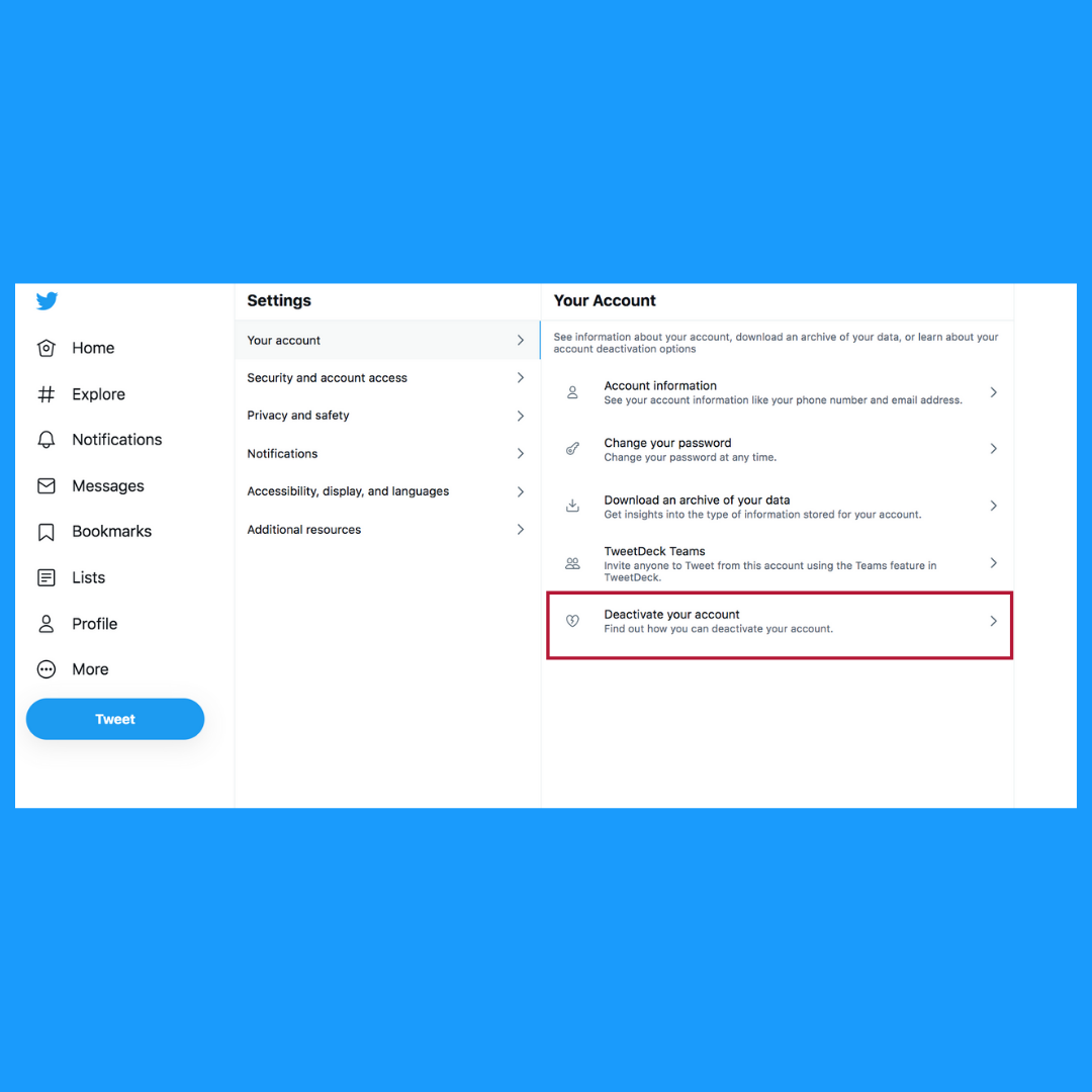 How to Delete Twitter Account (2021)